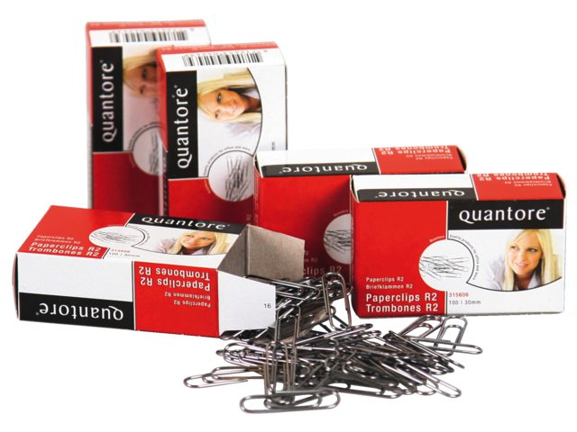Paperclip Quantore R2 32mm kort | Office Wageningen