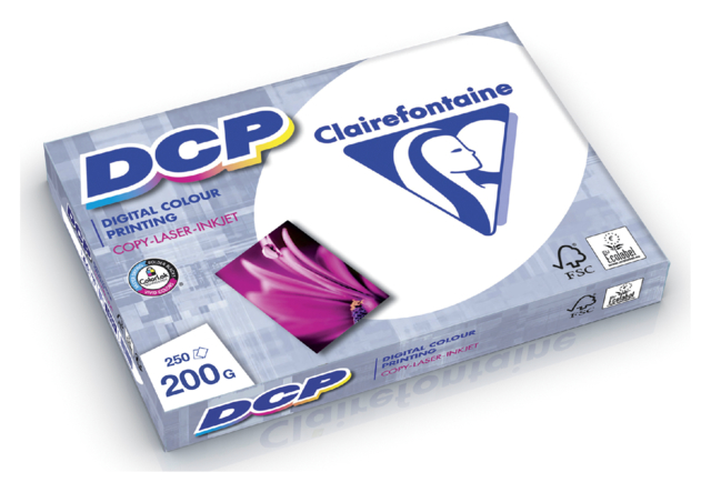 Laserpapier Clairefontaine DCP A4 200gr wit | Office Wageningen